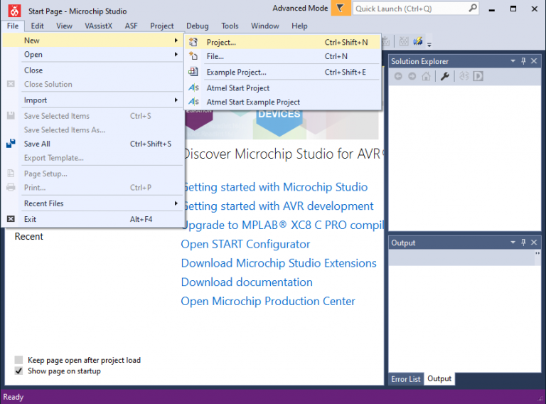إستخدام بيئة البرمجة Microchip Studio - Arasyra